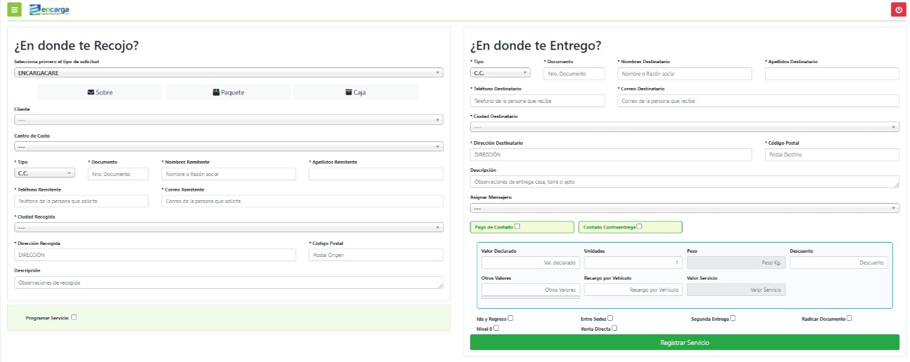 2.9.5 Domicilios – Manual de usuario Encarga